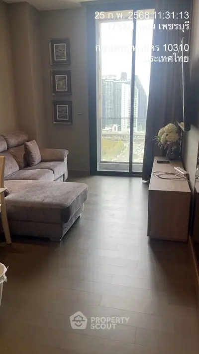 2-BR Condo for rent, ฿65,000/month, The Esse At Singha Complex, near MRT Phetchaburi, Fully ...